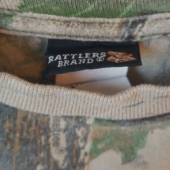 Realtree | Shirts | Vintage 9s Realtree Rattlers Brand Camo Tshirt ...